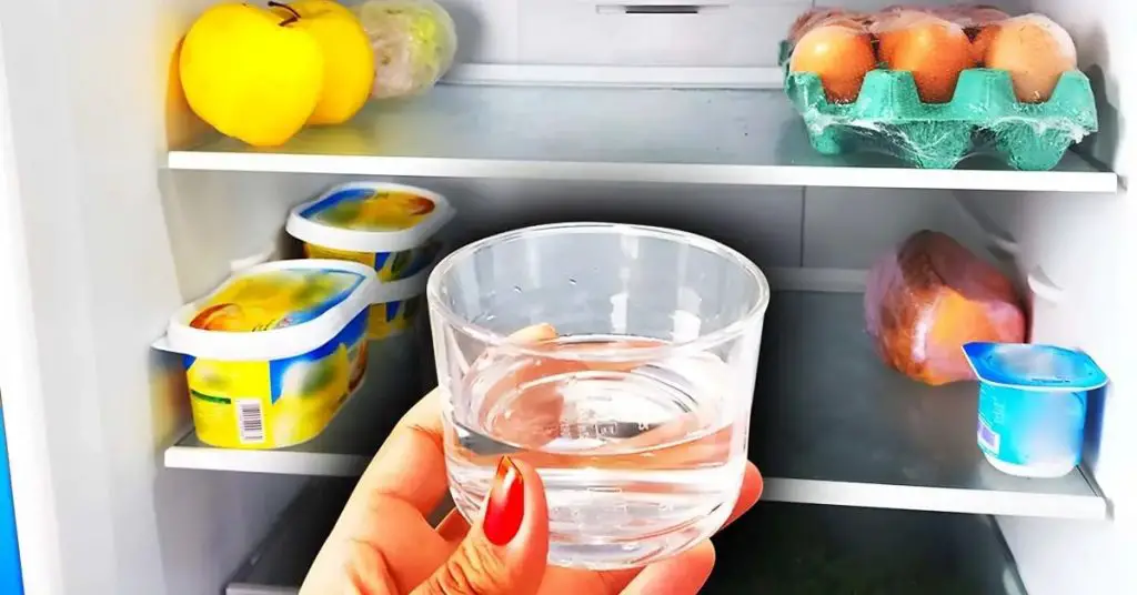 ¿Por qué siempre debes dejar un vaso de vinagre en la nevera? El truco práctico que hace la vida ...